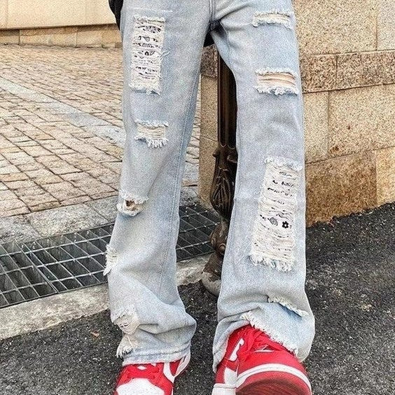Y2K Ripped Jeans