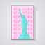 Preppy Statue of Liberty New York City Art Print - Vintage Destination ...