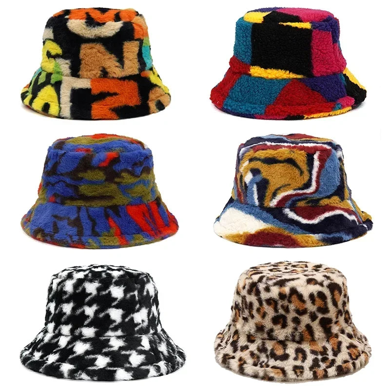 Y2K Funky Fluffy Bucket Hat